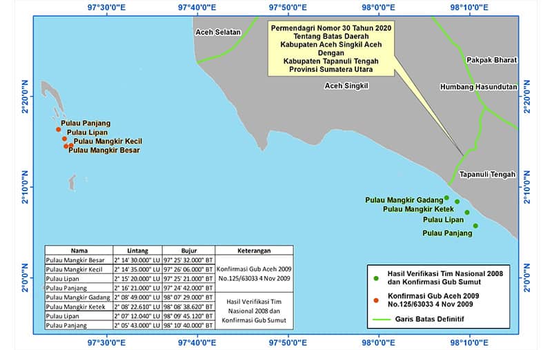 4 Pulau di Aceh Singkil yang Viral Punya Nama Sama dengan 4 Pulau di Tapanuli Tengah - Nukilan