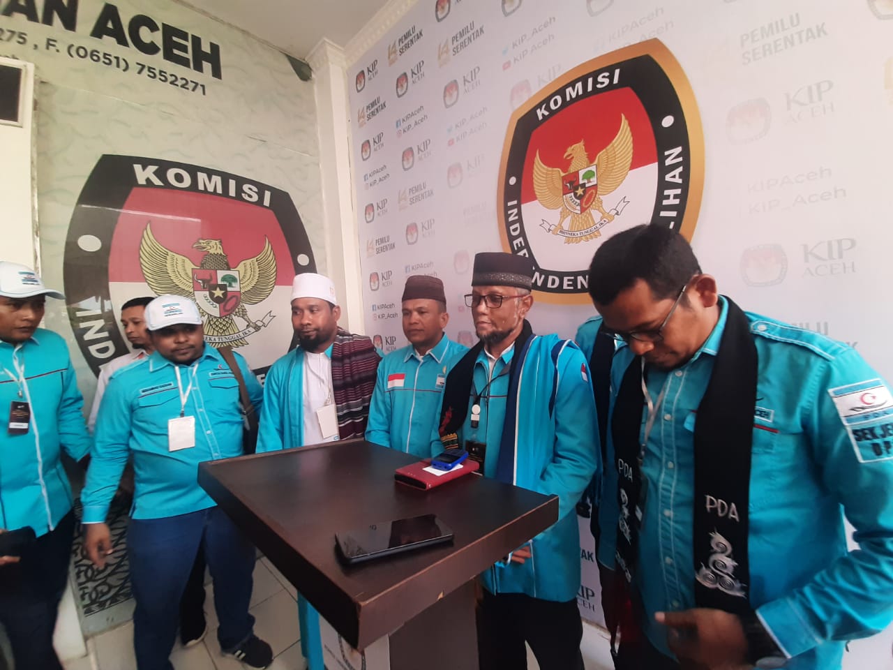 Diringi Shalawat, PDA Resmi Mendaftar ke KIP Aceh - Nukilan