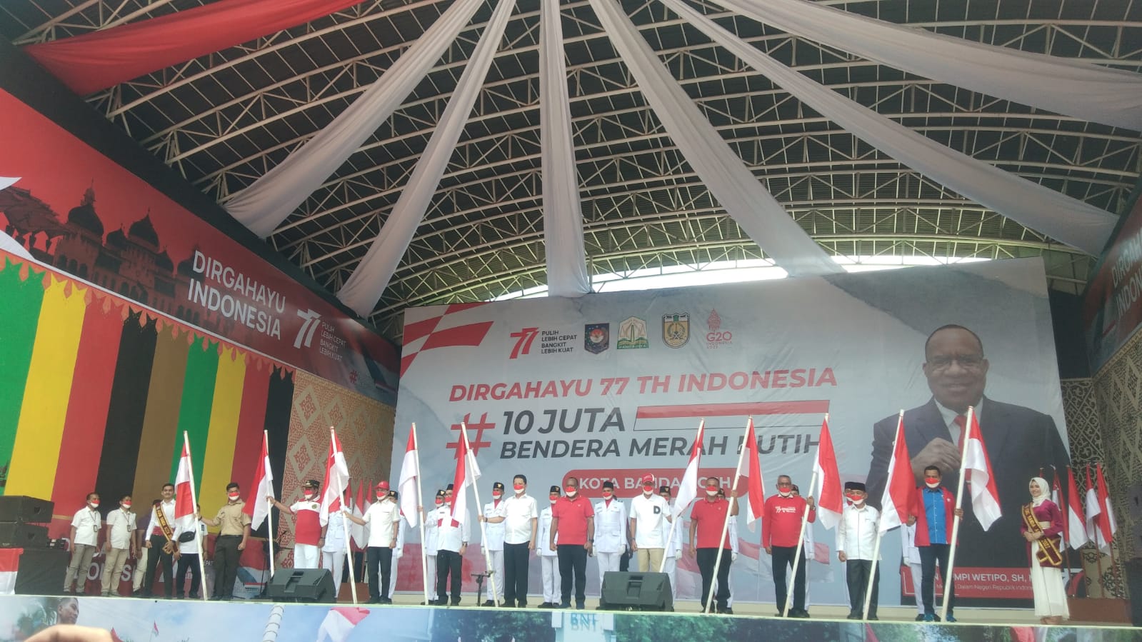 5.000 Bendera untuk Banda Aceh, Wamendagri: Semangat Nasionalisme - Nukilan