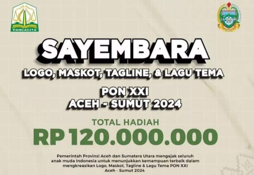 Sayembara Logo dan Maskot PON XXI Aceh-Sumut Dibuka, Ini Syaratnya ...