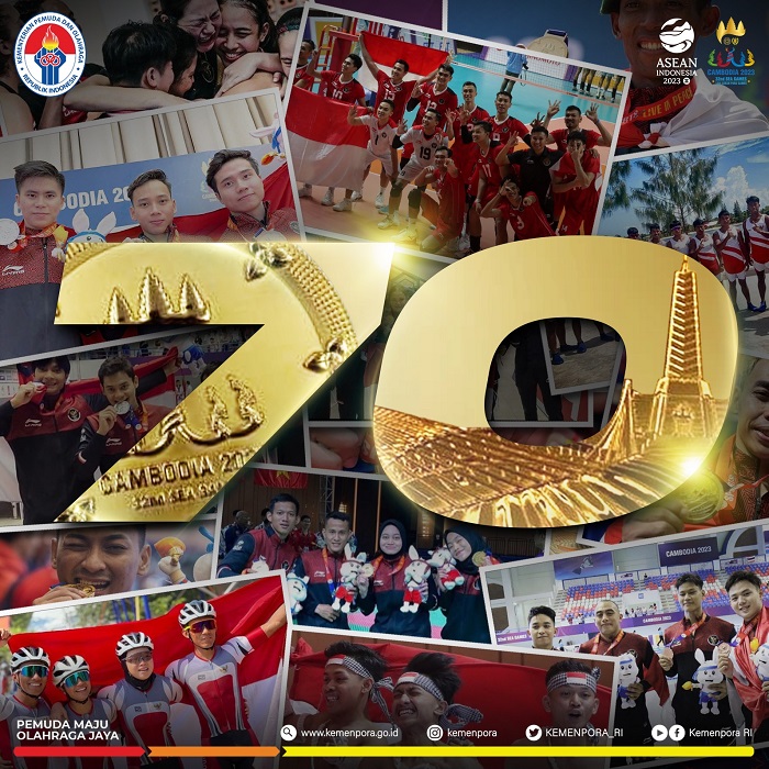Kemenpora Sampaikan Perolehan 70 Emas Kontingen Indonesia di Sea Games 2023 Sudah Lampaui Target ...