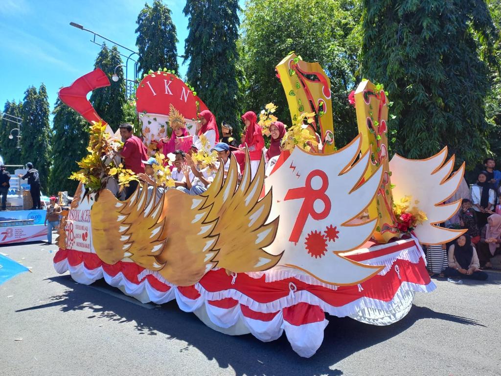 Disdik Aceh Juara Satu Karnaval Mobil Hias Pawai Budaya HUT-RI ke-78 ...
