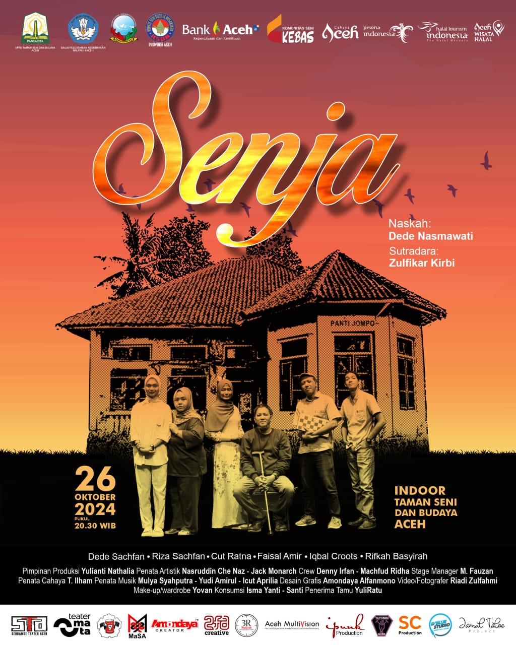 Komunitas Seni KEBAS Banda Aceh akan Pentaskan Teater “Senja” - Nukilan